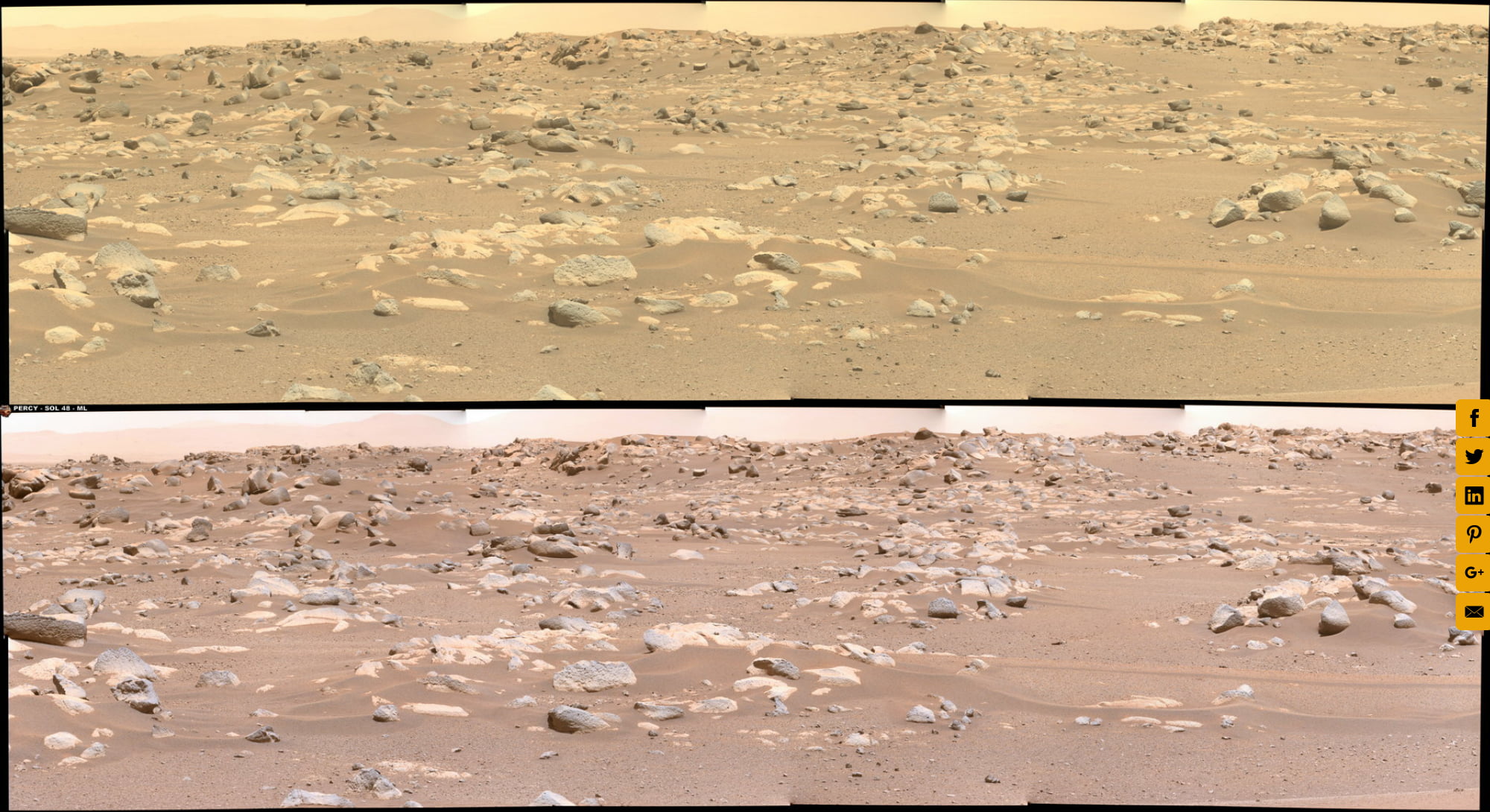 Perseverance SOL 48 ML (RAW EN) Perseverance View - ArtAlienTV-Gigapans