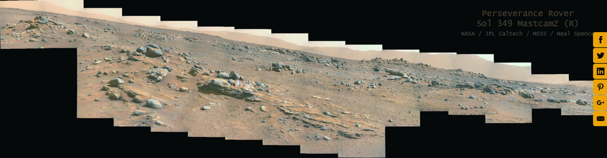 Perseverance Rover : Sol 349 MastcamZ (R)
