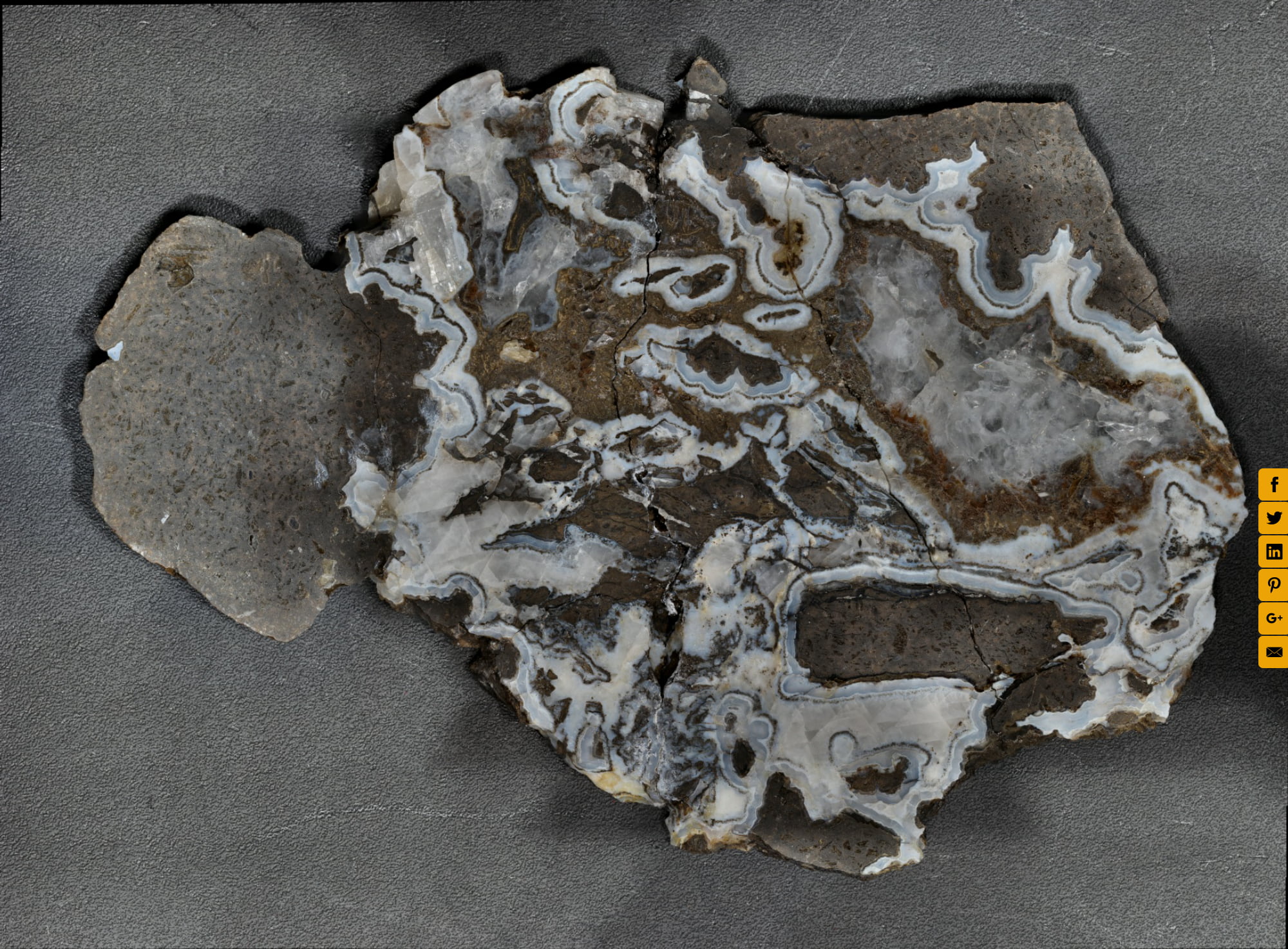 Volcaniclastic breccia from Mount St. Helens